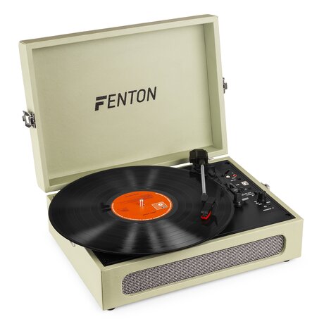 Fenton RP118C Record Player BTout Green