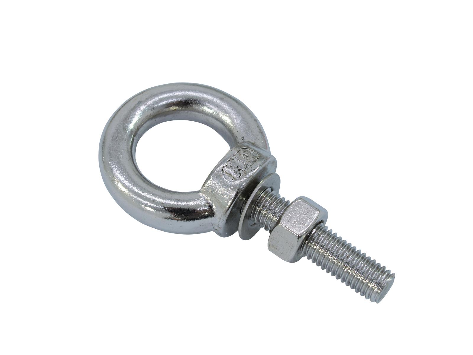 Eye bolt M12/50mm, stainless steel