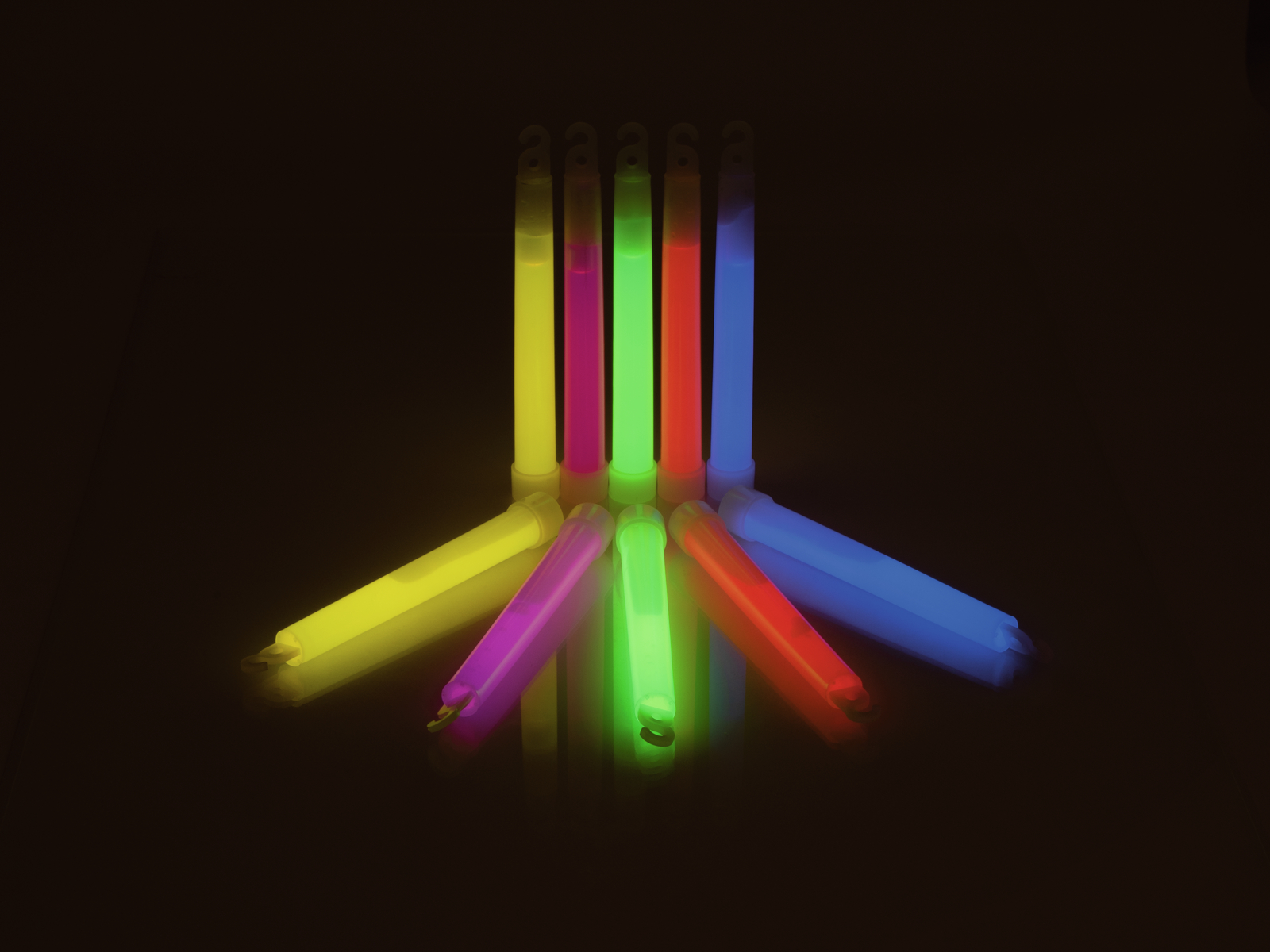 EUROPALMS Glow rod, green, 15cm, 12x